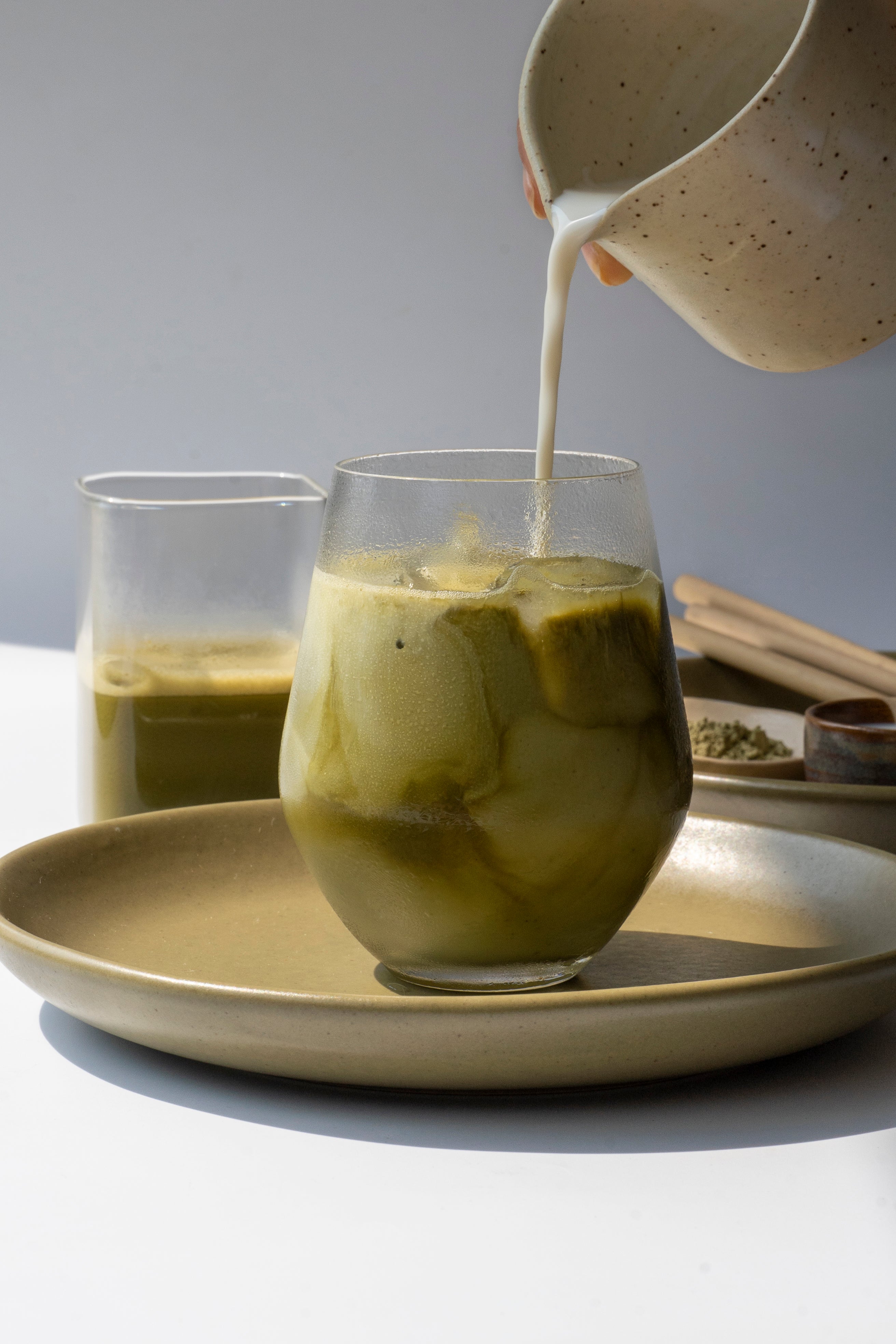 Iced Matcha Latte – Sea Salt Cafe